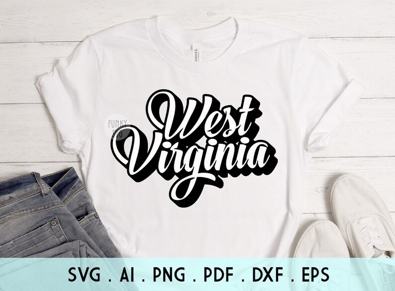 West Virginia SVG Eps Png Illustrated Svg Home States Svg | Etsy