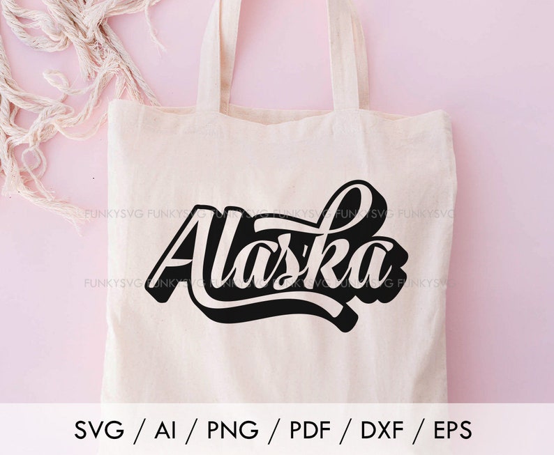 Alaska SVG Eps Png Illustrated Svg Home States Svg USA Svg - Etsy