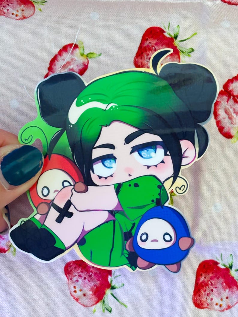 Billie Eilish Sticker Water Resistant Ilomilo Laminated Kawaii Stickers ...