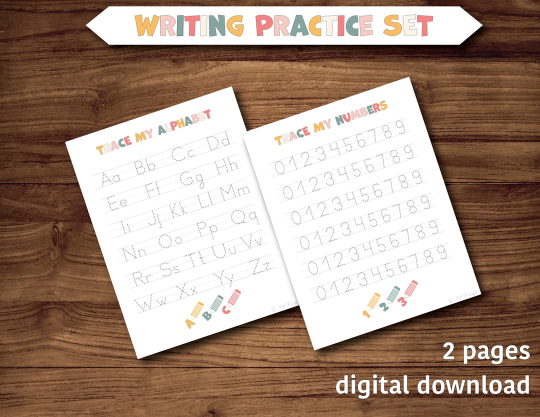 Homeschool Learning Resources: Tracing Worksheets for Kids Handwriting ...