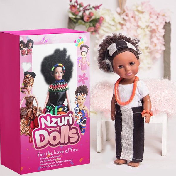 Curly Haired Doll - Etsy