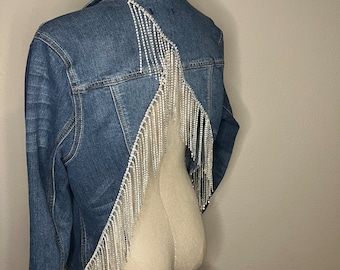 Bling Denim Jacket - Etsy
