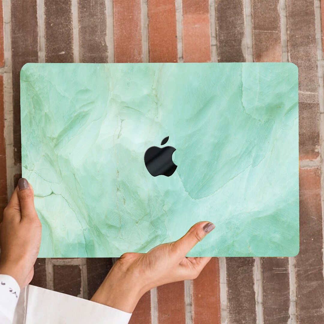 Green Jade Marble Printing Hard Case MacBook Pro 13 2020 15 16 Touch ...