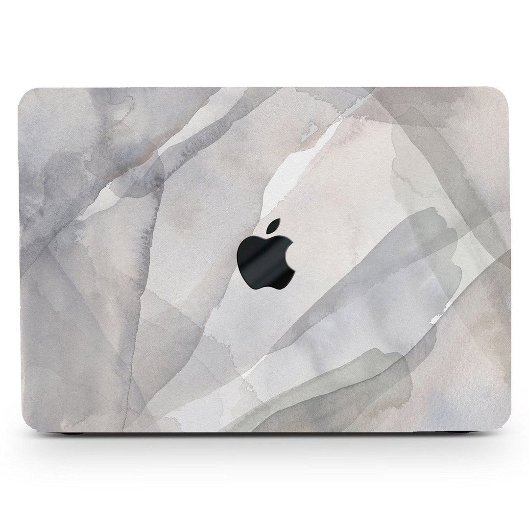 Alcohol Gradual Grey Ink Layer Art Painting Hard Case MacBook Air Pro ...