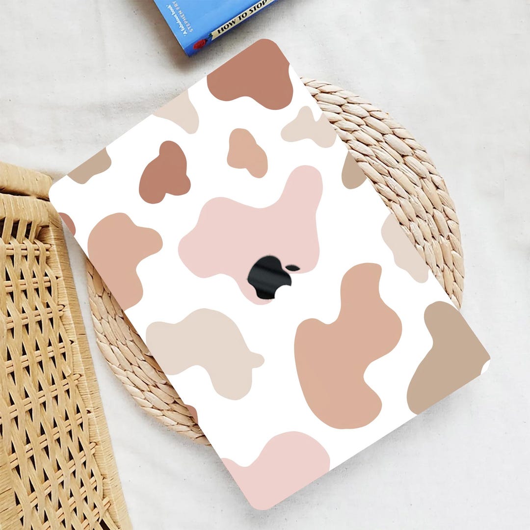 Cow Skin Neutral Aesthetic Hard Case+kb for MacBook Air 11 Pro 13 14 15 ...