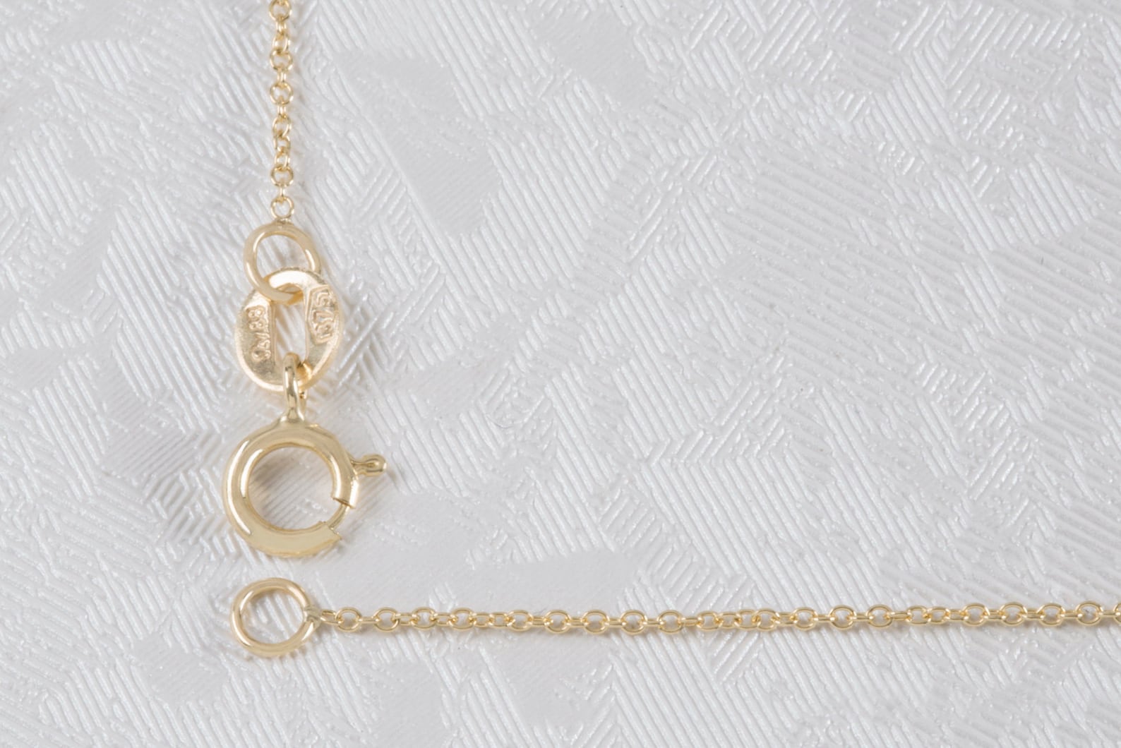 9K Cable Gold Chain Pure Solid Gold Chain 085mm Yellow Gold - Etsy