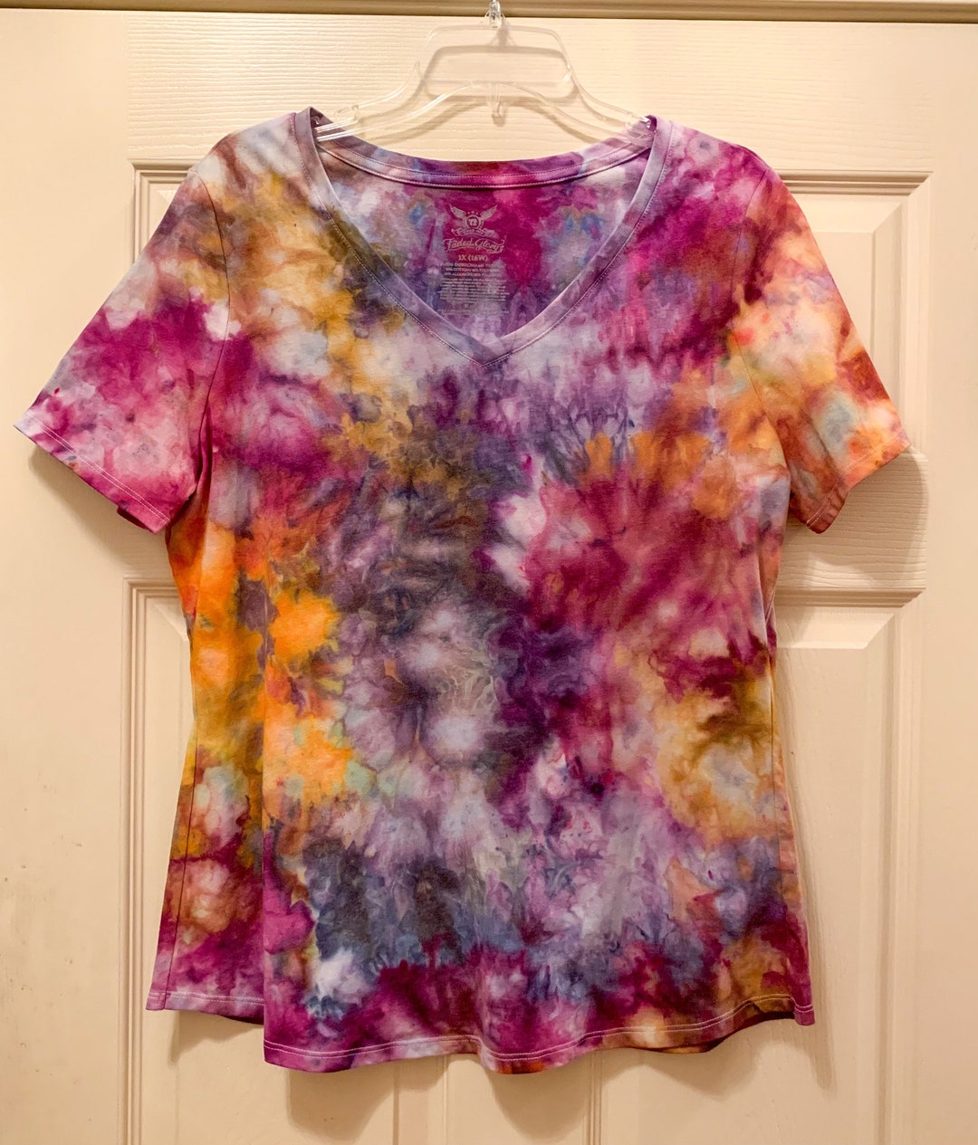 Ice Dyed / Hand Dyed Tee Shirt - Etsy