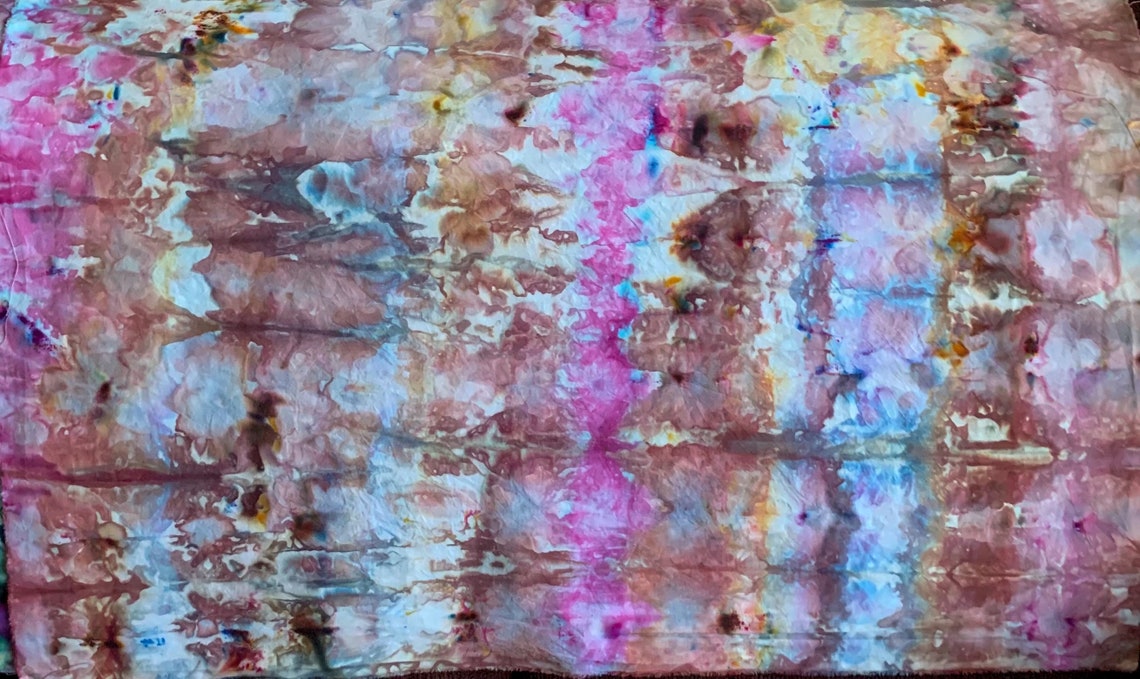 Ice Dyed / Hand Dyed Fabric - Etsy