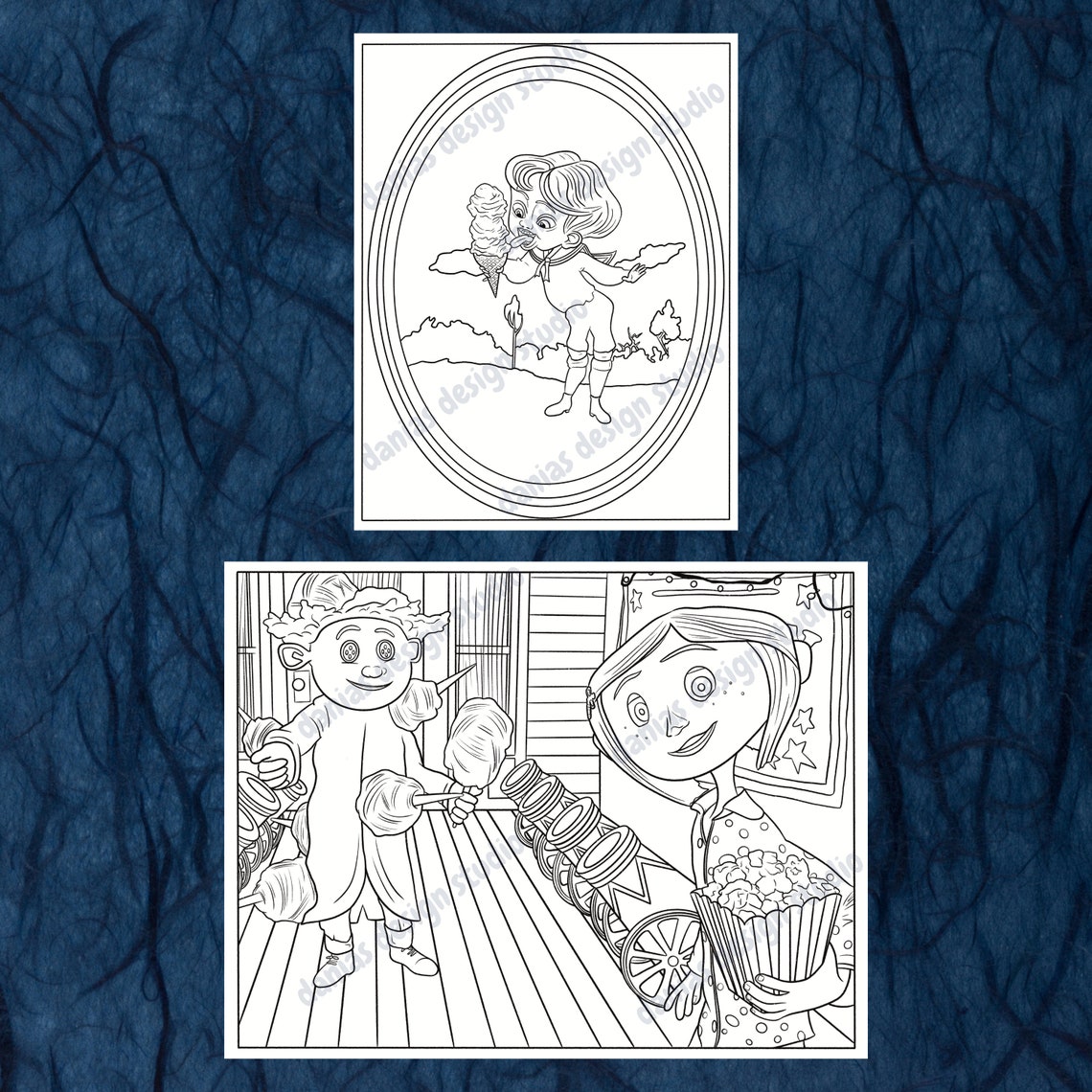 Coraline Colouring Pages instant Download 10 Pack Printable Colouring ...