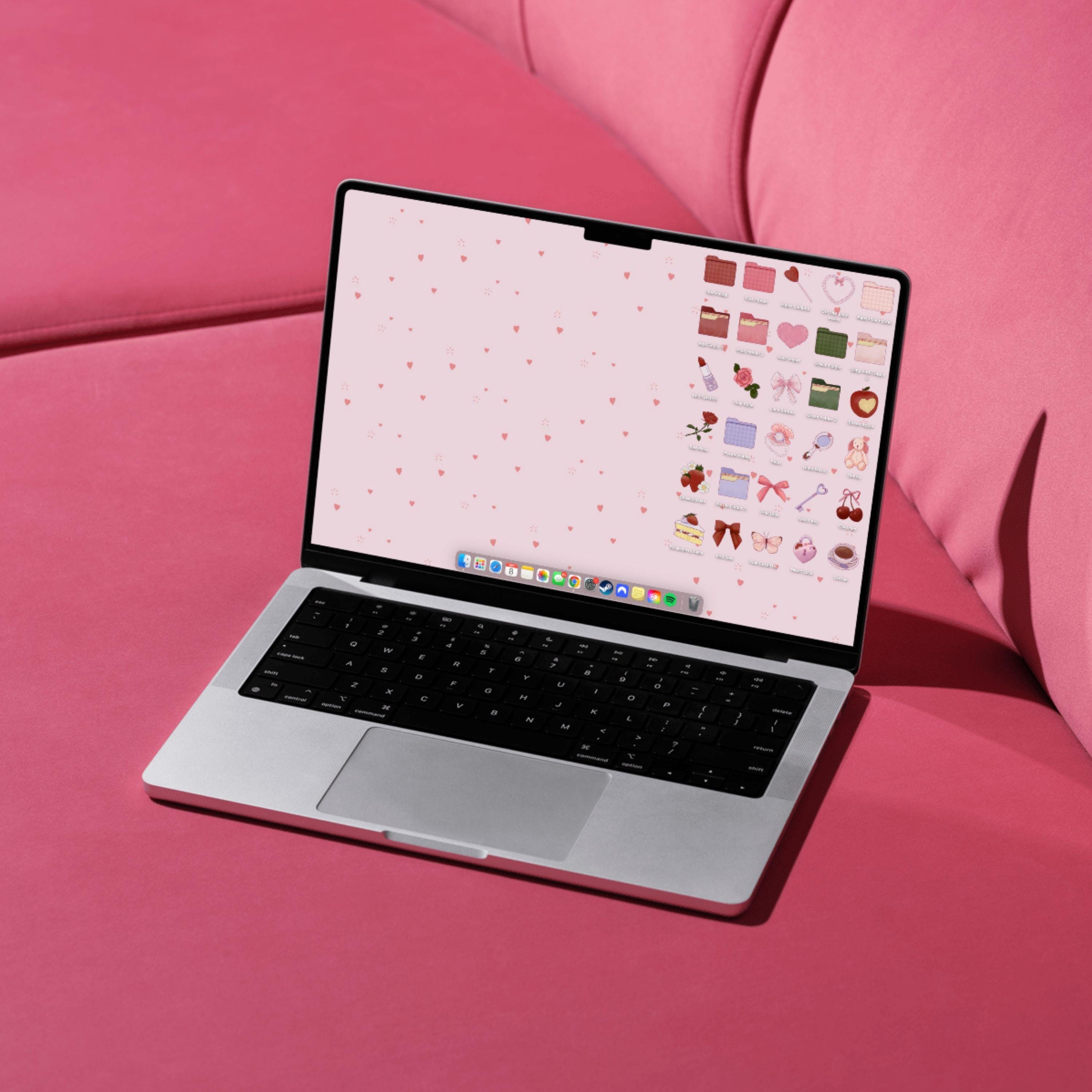 Coquette Icon Pack and Matching JPEG/MP4 Wallpapers (mac and Windows ...