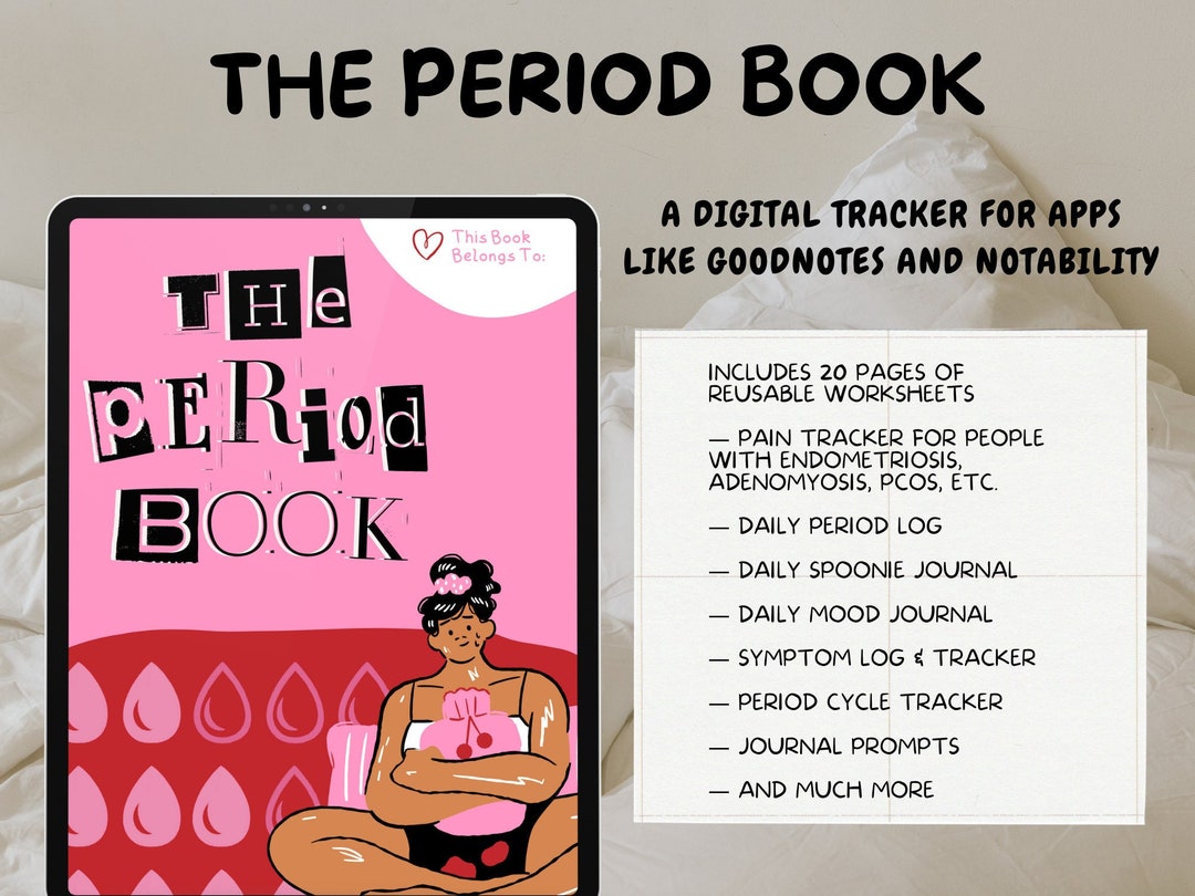 The Period Book | Period Tracker | Period Journal | Menstrual Cycle ...