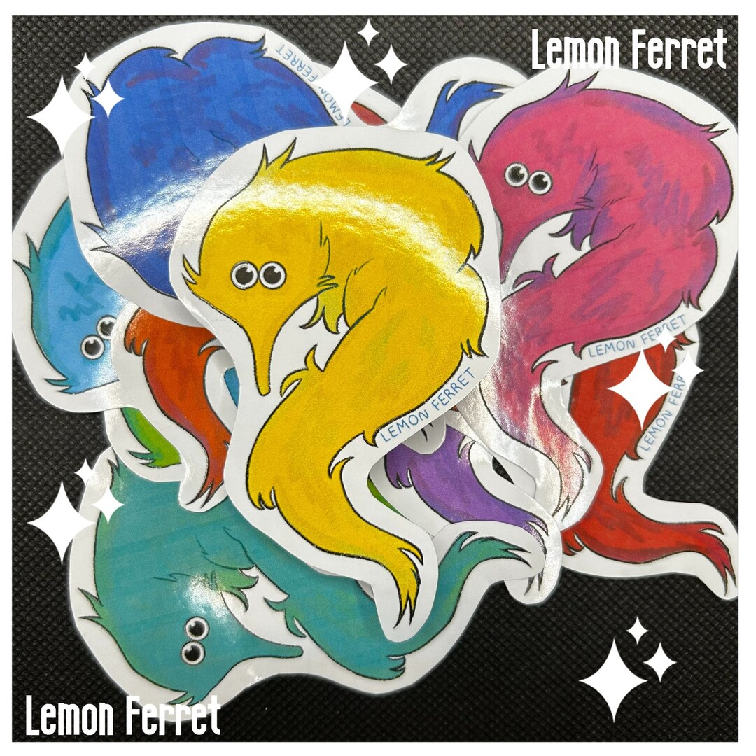 Worm on A String Sticker // Worm on String Sticker // Worm Sticker ...