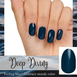 Color Street Deep Diving RETIRED Solid Manicure Nail Strips - Etsy