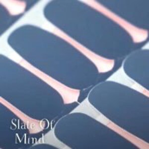 Color Street Slate of Mind Solid Manicure Nail Strips - Etsy