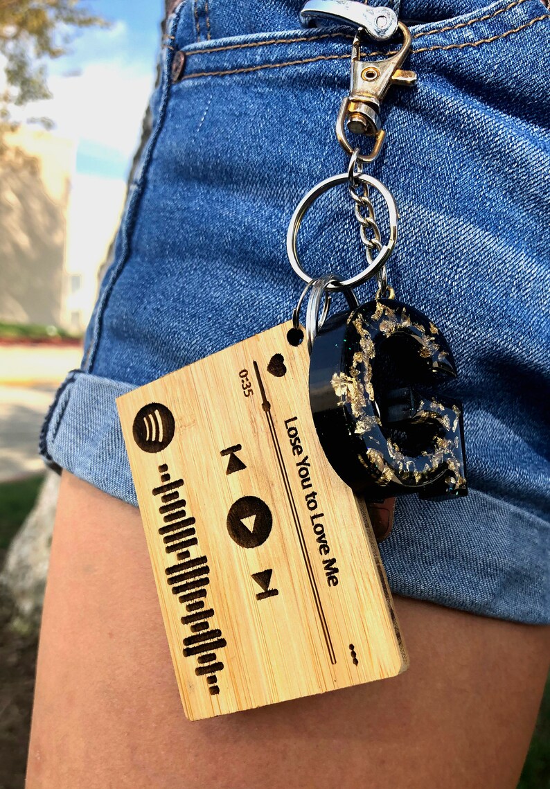 Spotify Key Chains set of 2 - Etsy