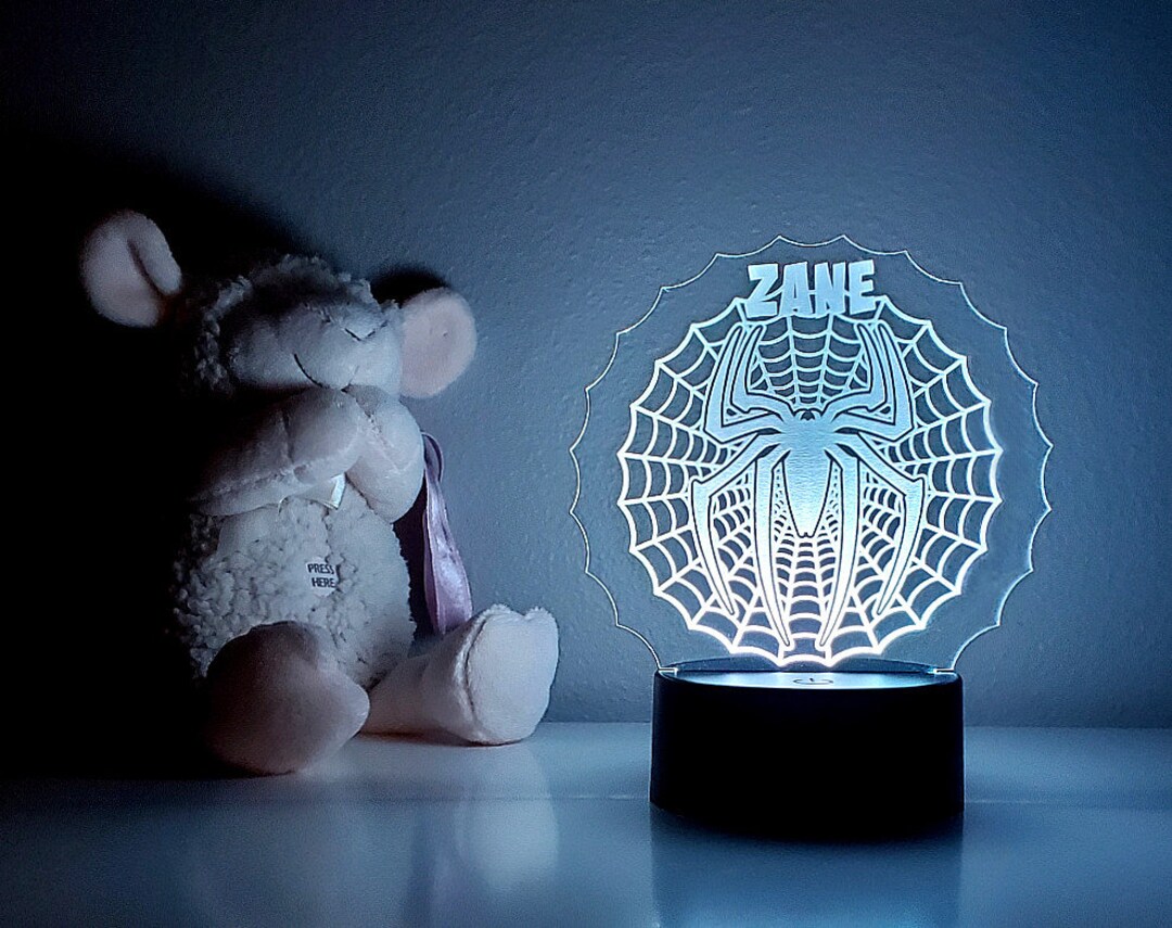 Personalized Spider Night Light - Etsy