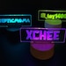 Personalized Gamertag Night Light Gamer Tag Name Sign | Etsy