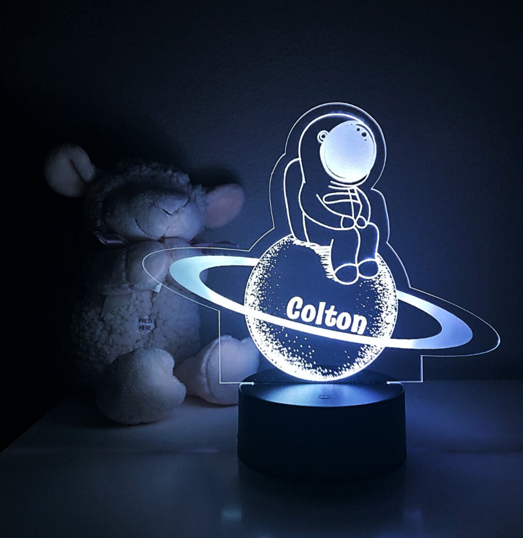 Personalized Astronaut Night Light - Etsy
