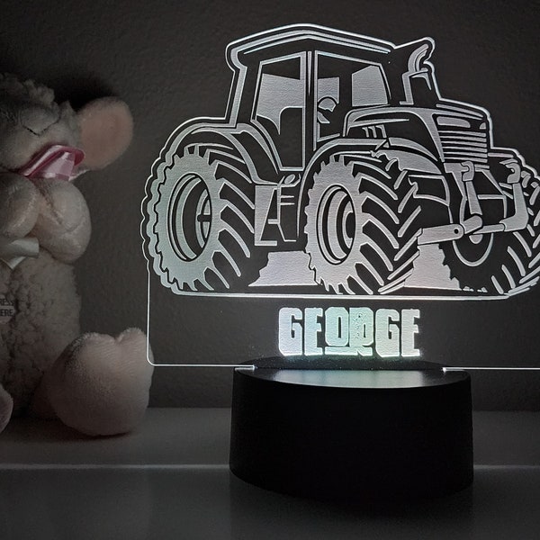 Tractor Night Light - Etsy