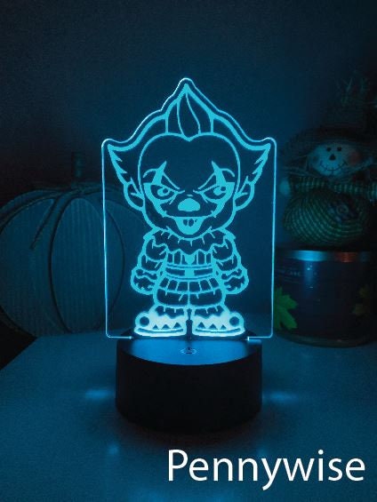 Horror Movie Night Lights Halloween Decor - Etsy