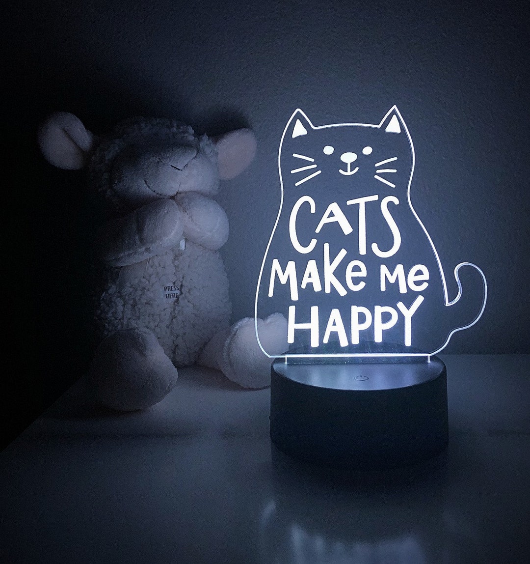 Cat Night Light - Etsy