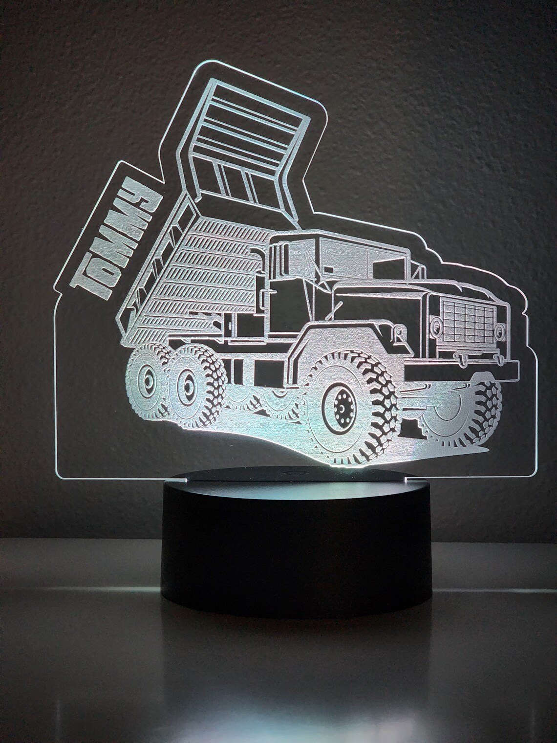 Personalized Dump Truck Night Light - Etsy