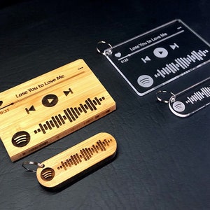 Spotify Key Chains (set of 2) - Etsy