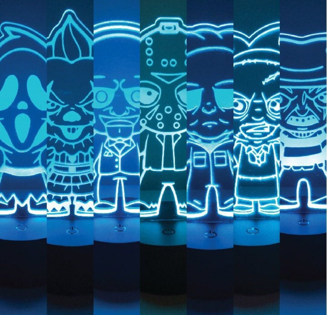 Horror Movie Night Lights Halloween Decor - Etsy