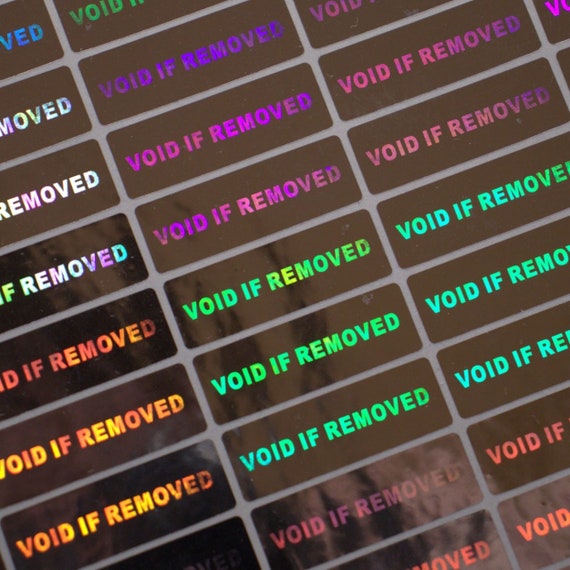 Void If Removed Tamper Proof Sticker Security Stickers Labels - Etsy