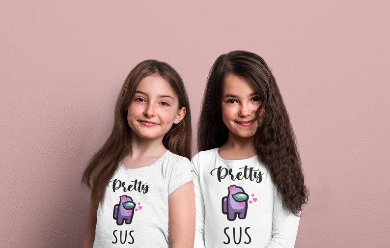 perfect for among us shirts cute sus pretty sus stickers cups decals ...