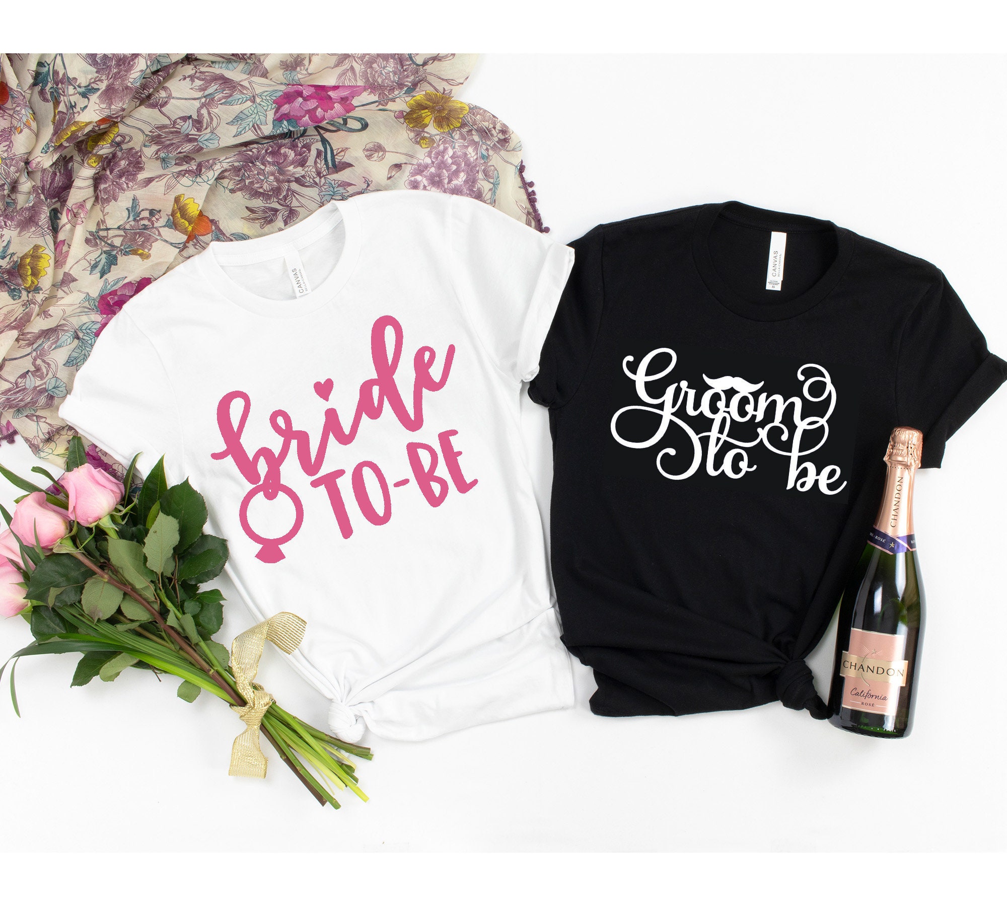 Bride To Be And Groom To Be T Shirt Bride Shirt Groom To Be Etsy