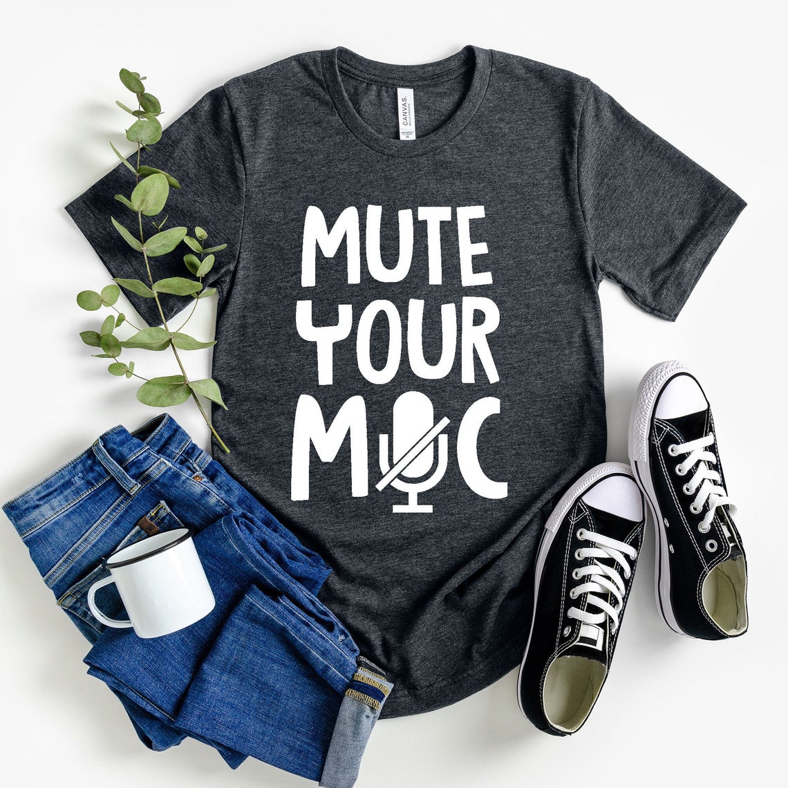 Mute Your Mic Shirt Costume Teacher Shirt Quarantine Teacher - Etsy