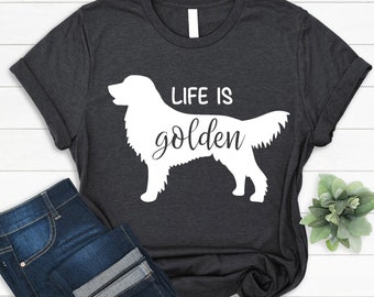 Golden Retriever Shirt, Golden Lover Shirt, Golden Retriever Shirt for Women, Golden Retriever ...