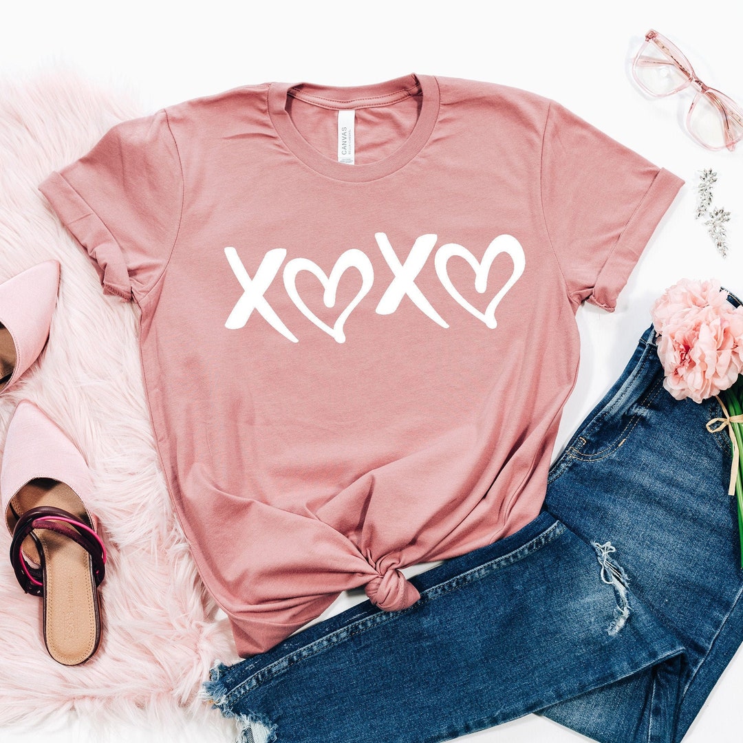XOXO Shirt, Xoxo Valentines Day Shirts for Woman, Valentines Day Gift ...
