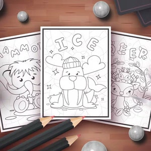 Coloring Book 25 Childish Cartoon Characters Coloring Pages for Kids ...