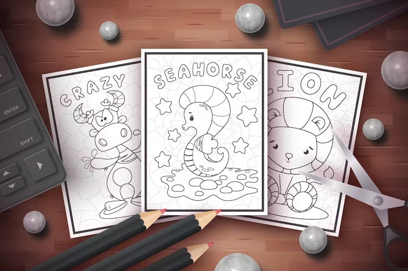 Coloring Book 25 Childish Cartoon Characters Coloring Pages for Kids ...