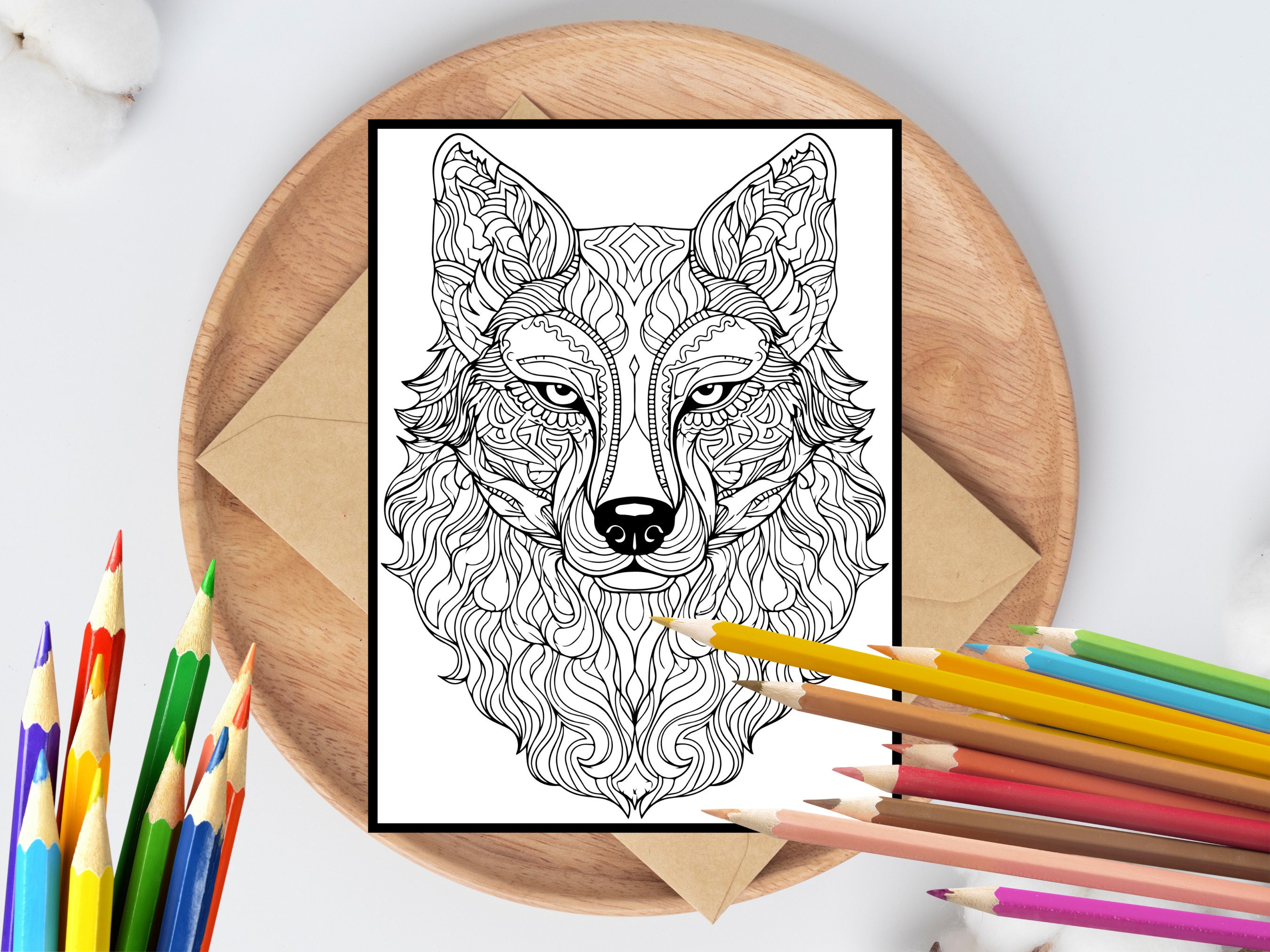 50 Dogs Coloring Pages, Stress-relieving Coloring Pages, Anti-stress ...