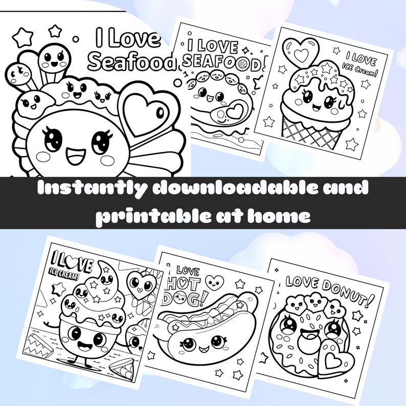 Kawaii Food Coloring Pages | Adorable Japanese Food Printables, Cute ...