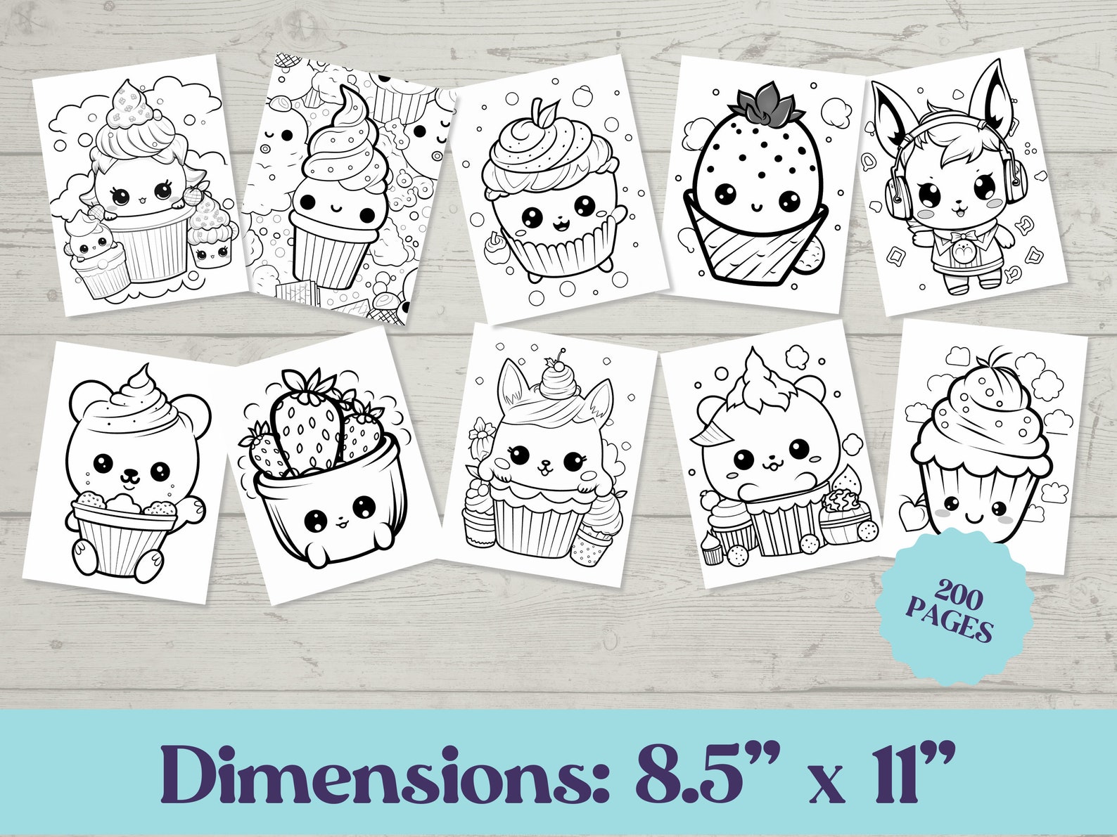 Cute Kawaii Coloring Pages for Kids | Adorable Printable Coloring ...