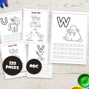 ABC Coloring Worksheets: Preschool & Kindergarten Letter Recognition ...