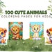 Animal Coloring Pages for Kids | Printable Jungle, Farm and Sea Animals ...