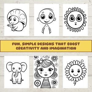 Bold Coloring Pages for Kids | Engaging Art Pages for Toddlers and ...
