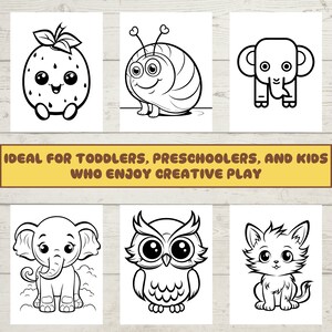 Bold Coloring Pages for Kids | Engaging Art Pages for Toddlers and ...
