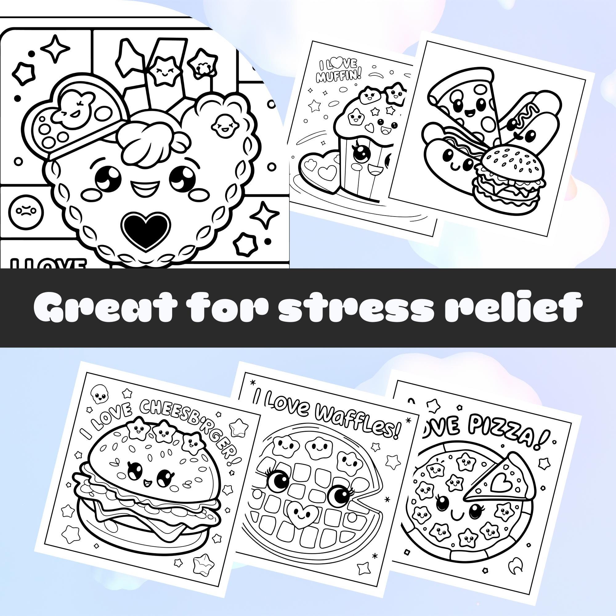 Kawaii Food Coloring Pages | Adorable Japanese Food Printables, Cute ...