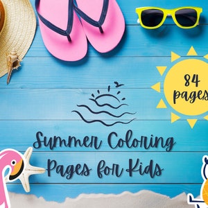 Coloring Book, Summer Coloring Pages for Kids, Printable Coloring ...