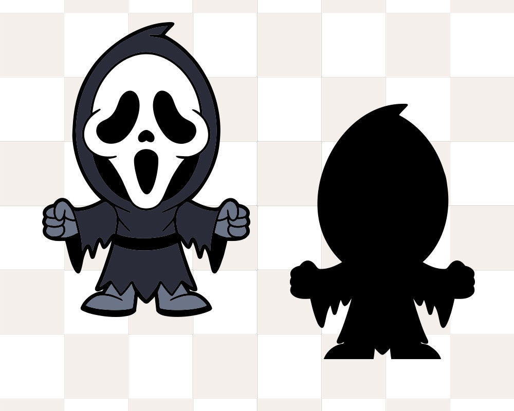 Chibi Scream SVG Halloween SVG Scream Svg Horror movie SVG | Etsy