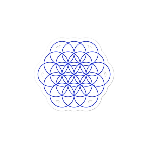 Flower of Life Sticker | Etsy
