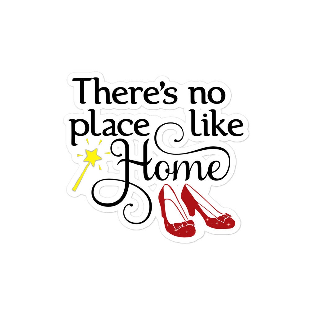 There is No Place Like Home Sticker - Etsy