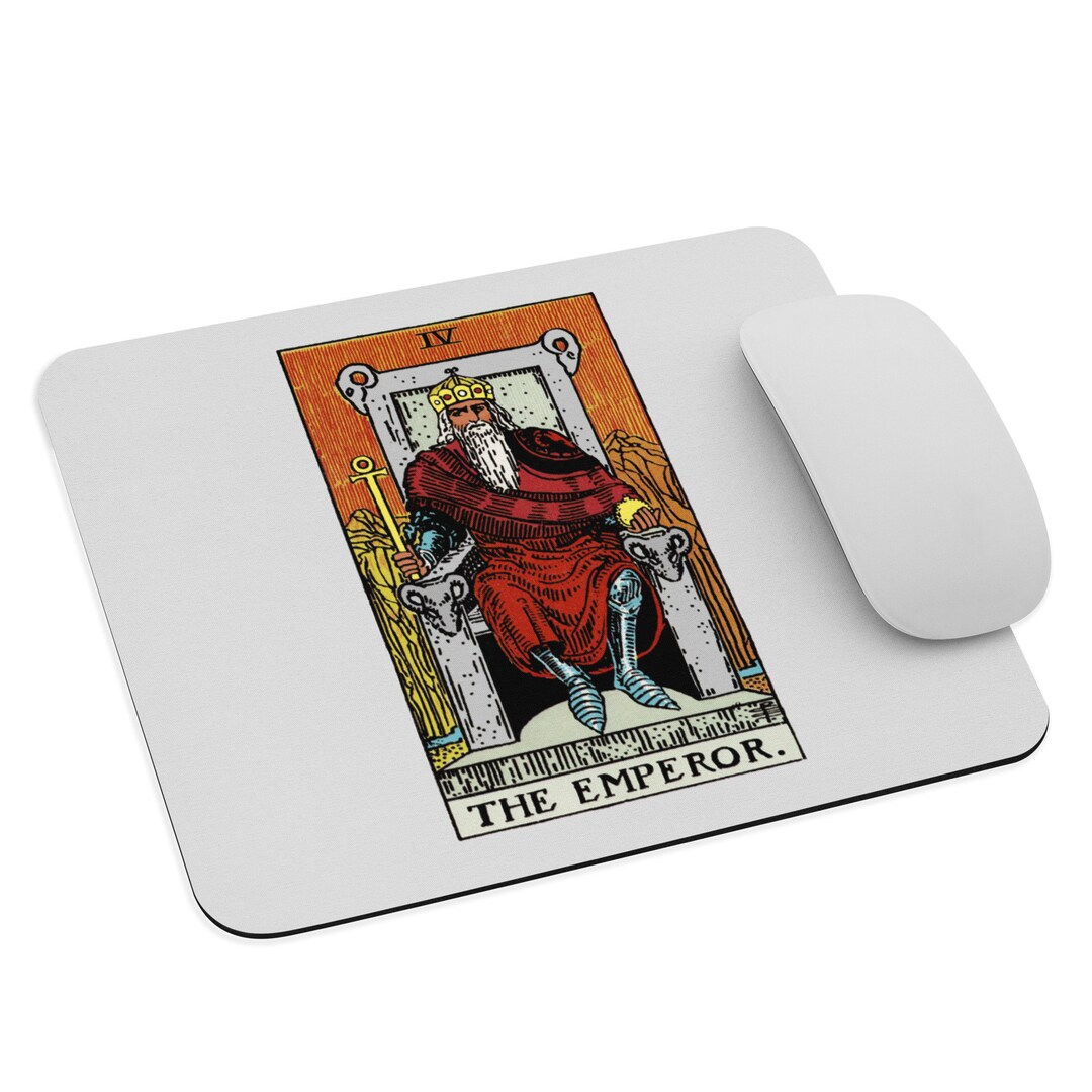 Emperor Tarot Card Mouse Pad | Spiritual Gifts for Witches & Readers ...
