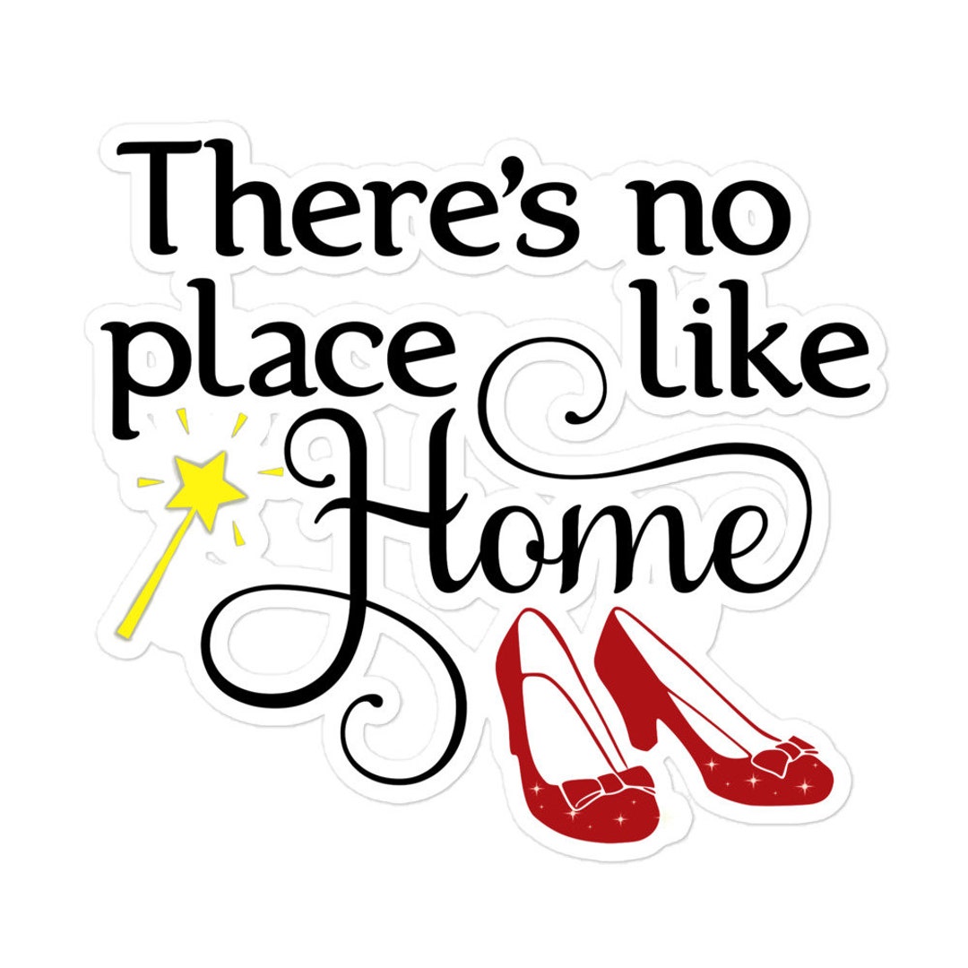 There is No Place Like Home Sticker - Etsy